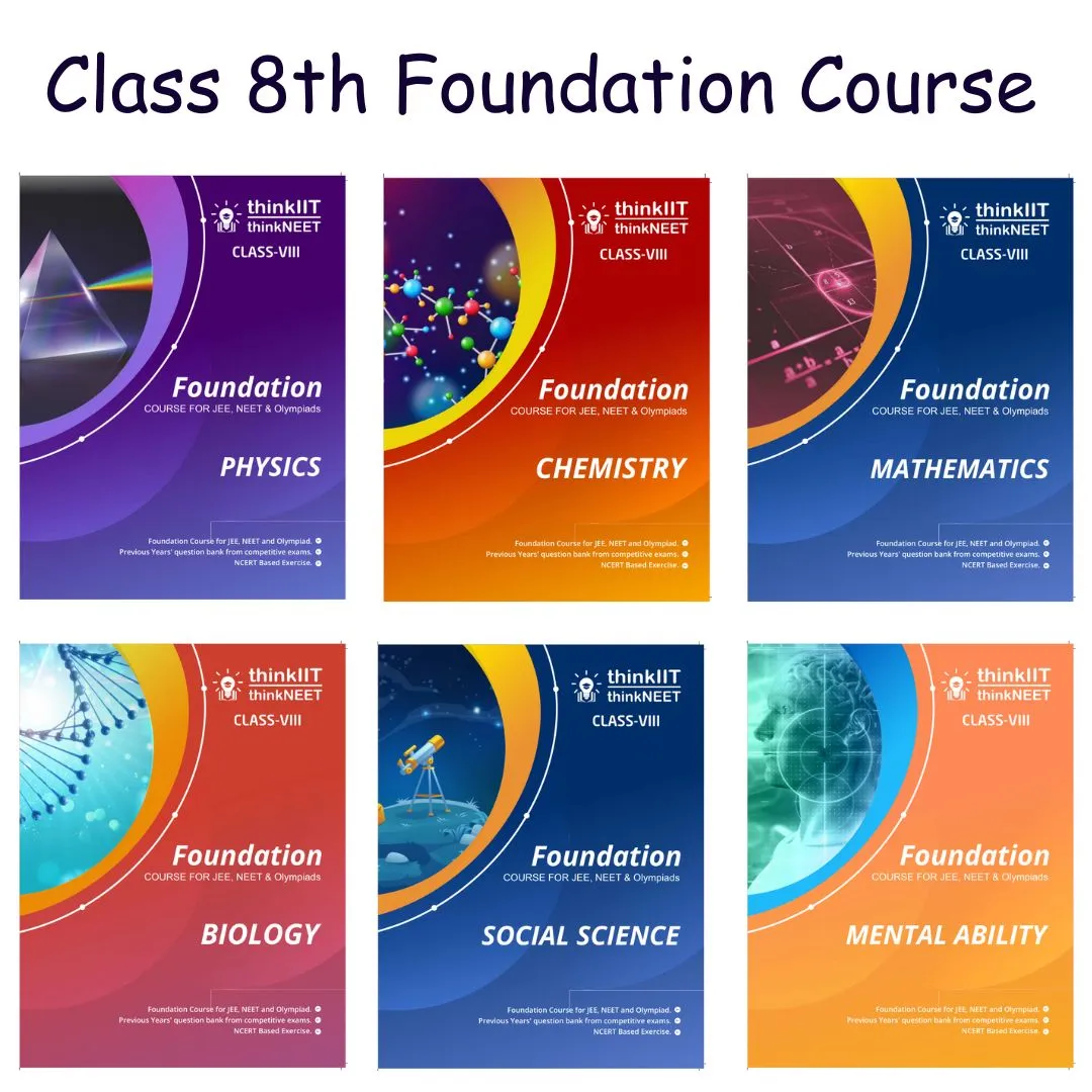 Class 8th Foundation Course: 6-Books Bundle for Comprehensive Education ...
